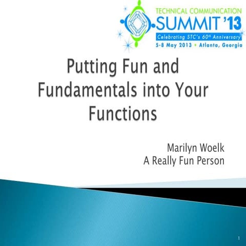 Putting Fun and Fundamentals into Your Functions | PPT