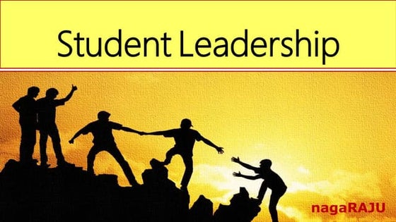Youth Leadership - PPT Presentation-1 | PPTX