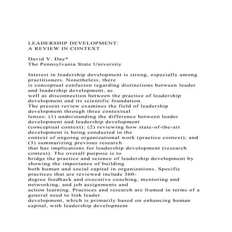 Leadership Identity Development Model | PPT