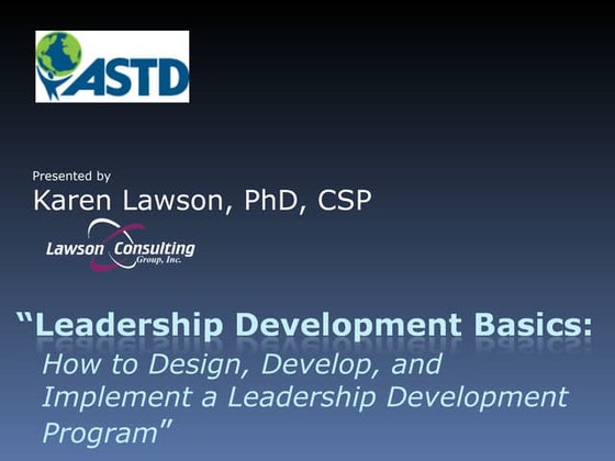 Leadership Development | PPT | Business | Business and Finance
