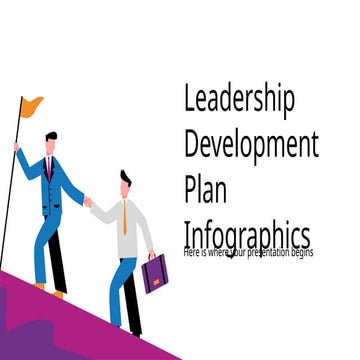 Leadership Development Plan Infographics by Slidesgo | PPTX