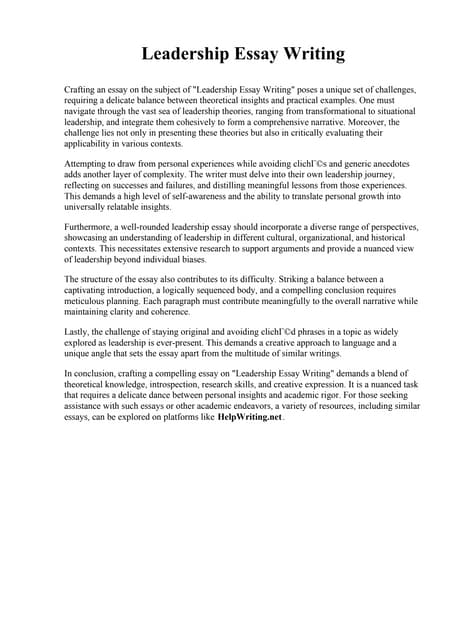 Leadership Theories Essay.pdf