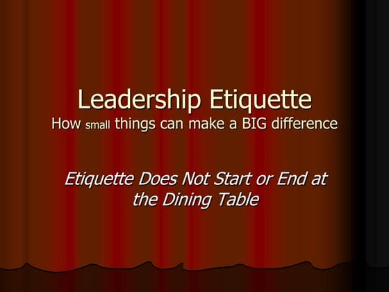 Global etiquette rules | PPT