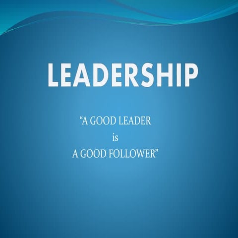 Leadership Powerpoint | PPTX