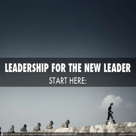 Leadership for the New Leader | PPTX