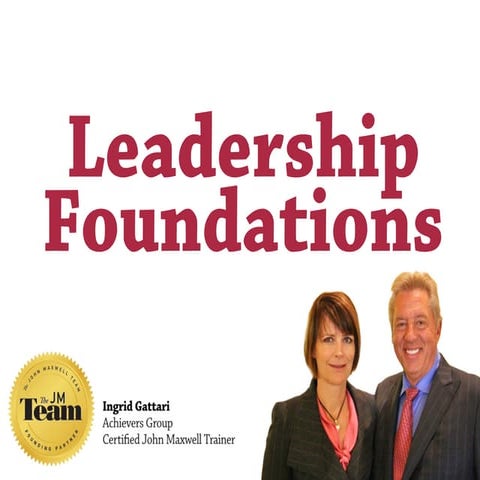 Leadership Foundations | PPT