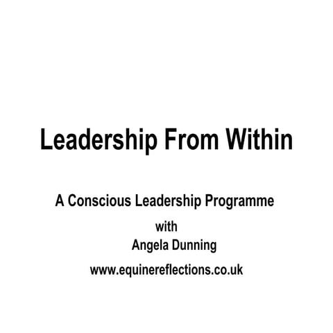 Leadership From Within | PPT