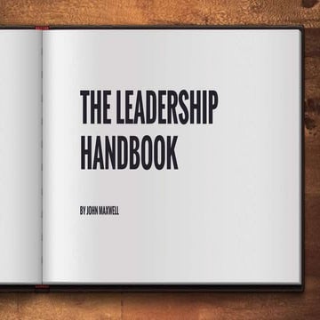 John Maxwell's The Leadership Handbook | PPTX