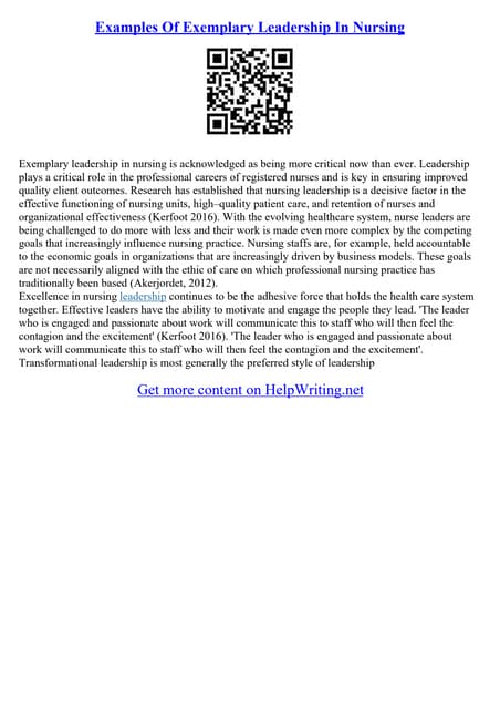 Leadership in nursing | PPT