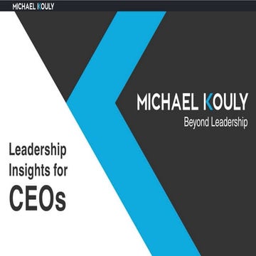 Leadership insights for CEOs | PPT