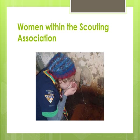 Leadership in women within the scouting association | PPTX