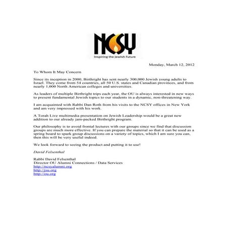 Leadership letters | PDF