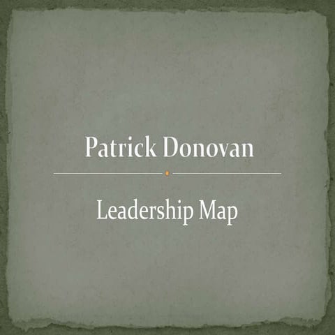 Leadership map | PPTX
