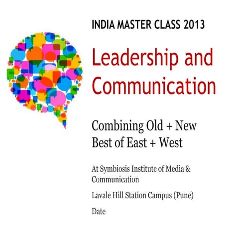 Leadership master class | PPTX