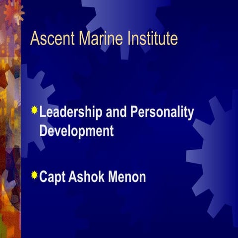 Leadership n personality development | PPT