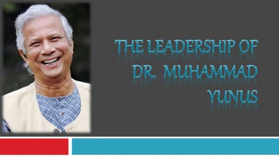 Presentation about Muhammad Yunus | PPTX | Business Banking & Finance ...