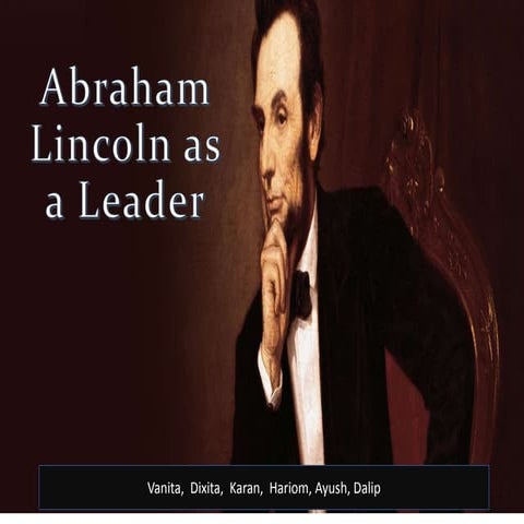 Abraham lincoln powerpoint