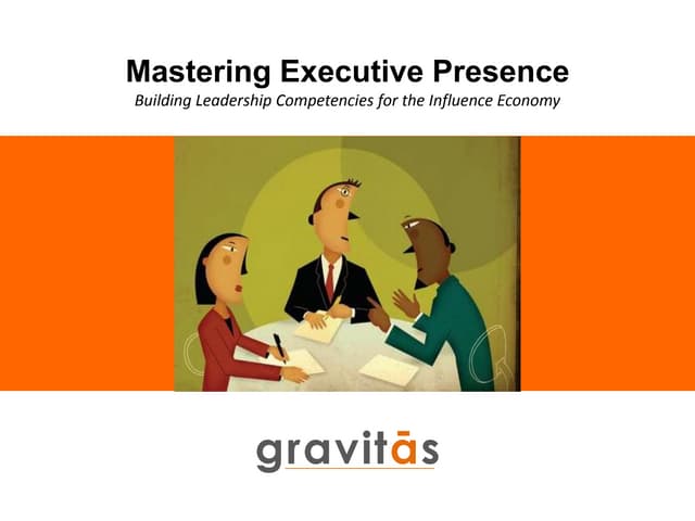 Executive presence ppt | PPTX