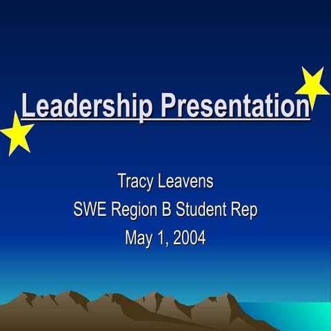 Leadership Presentation | PPT
