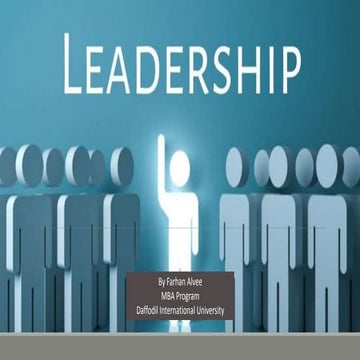 A Presentation On Leadership: What is Leadership? | PPTX
