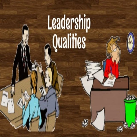 Leadership qualities | PPT