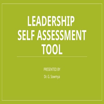 Leadership self-assessment tool in retail.pptx