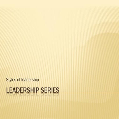 3-D Reddins leadership model | PPTX