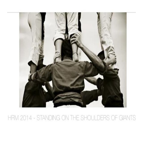 Standing on the shoulders of giants | PPT