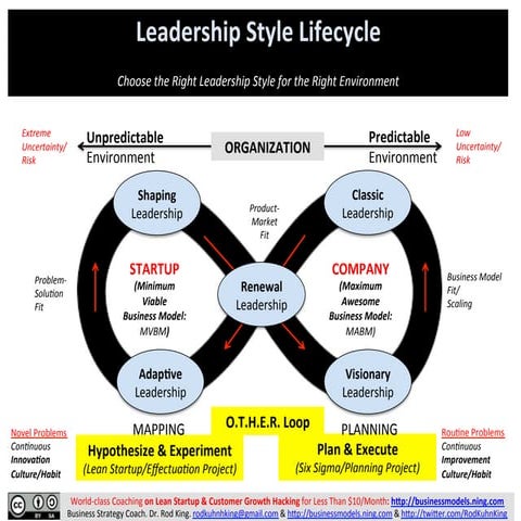 Leadership Style Lifecycle: Choose the Right Leadership Style for the ...