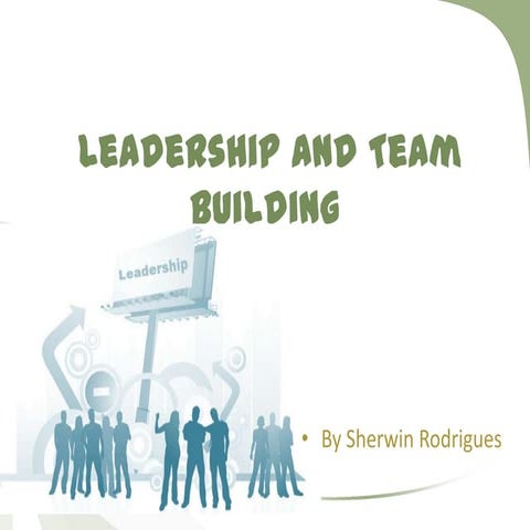 Leadership & Team Building | PPTX