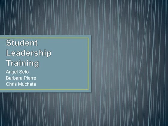 Student Leadership | PPT