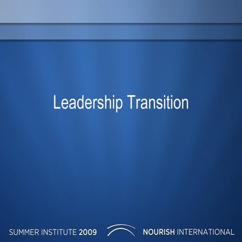 Leadership Transition | PPT