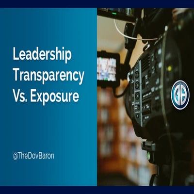 Leadership transparency vs. exposure | PDF