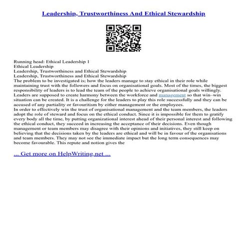 BMS Character Education - Trustworthiness | PPT