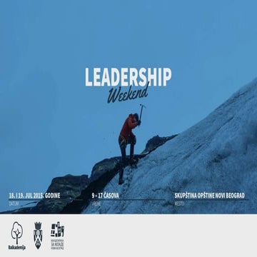 Leadership Weekend - uvodna prezentacija | PPTX