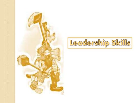 Leadership wih goofy | PPT