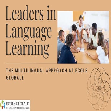 Leaders in Language Learning: The Multilingual Approach at Ecole ...
