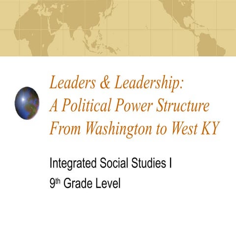 Leaders & leadership (social studies) | PPT