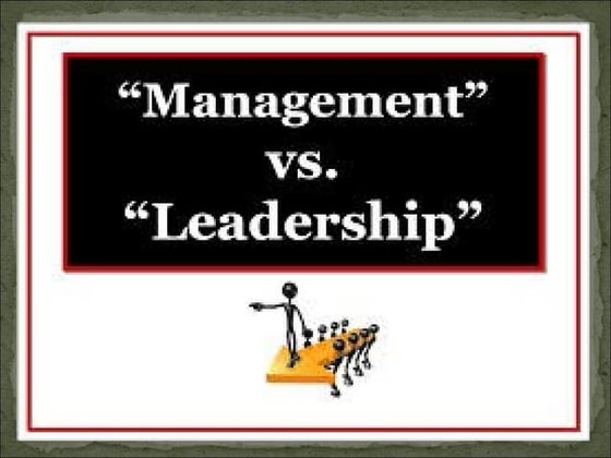 9 differences between manager a nd leaders | PDF