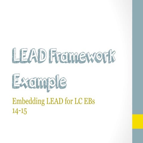 GLOBAL LEAD SUMMIT | LEAD GUIDELINES | PDF
