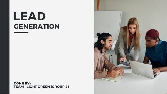 LEAD GENERATION | PPTX