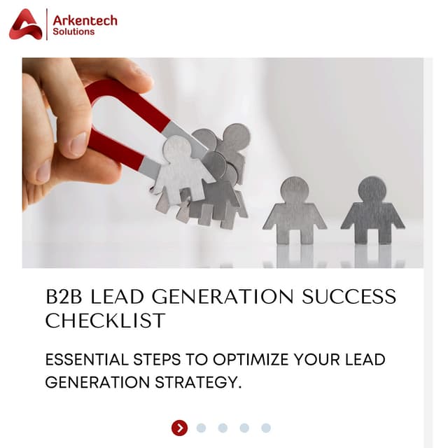 Maximize B2B Lead Generation with Our Essential Success Checklist | PDF