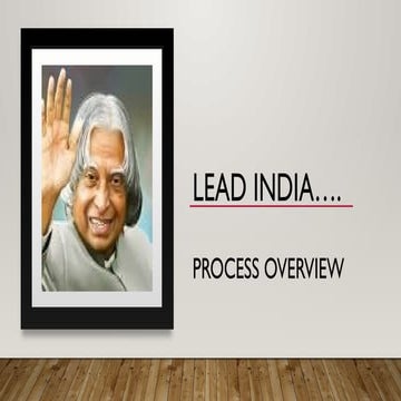 Lead India - a movement for holistic education | PPTX