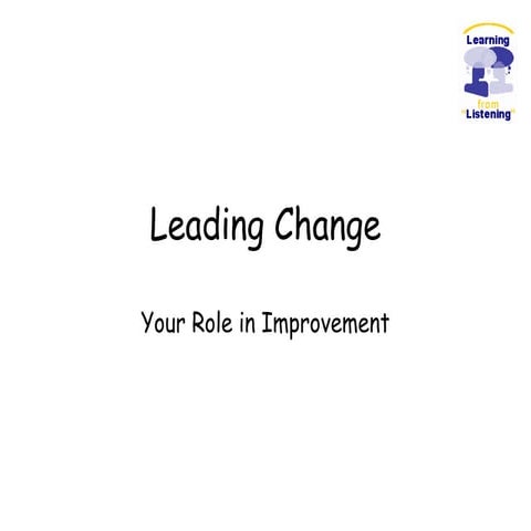 Leading change | PPT