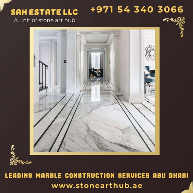 Leading Marble Construction Services in Abu Dhabi - ☎ +971 54 340 3066 ...
