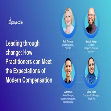 Webinar - Leading through change: How Practitioners can Meet the Expectations of Modern ...