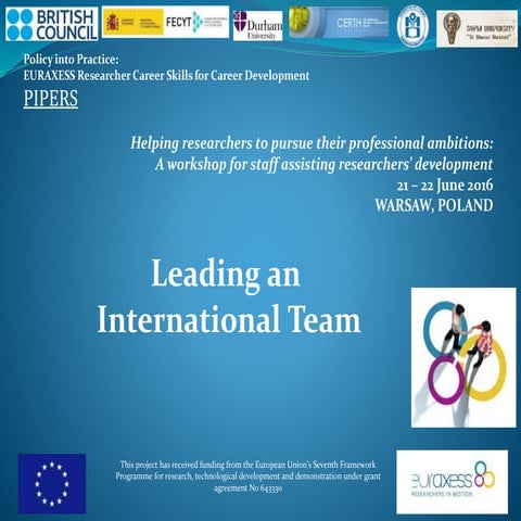 Leading an international team warsaw | PPTX | Business | Business and ...