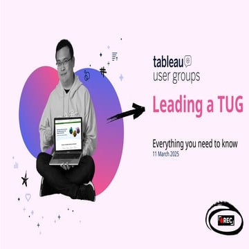 Leading a Tableau User Group - New Leader Onboarding | PPTX