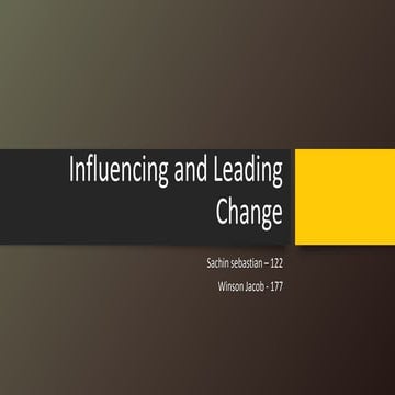 Leading change | PPT
