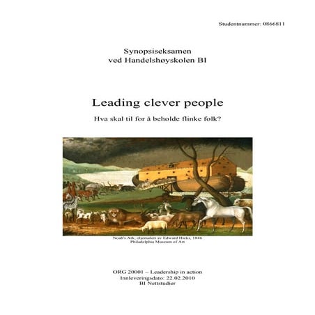 Leading Clever People | PDF